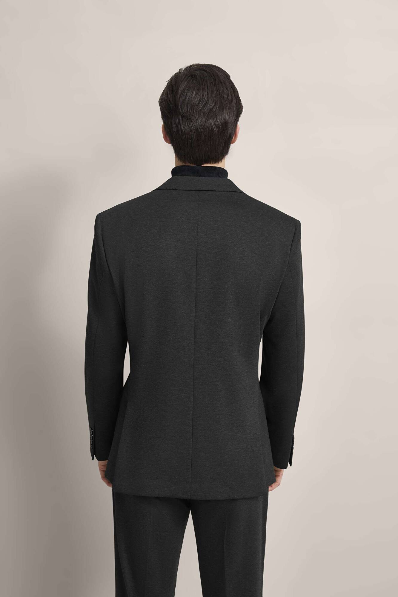 Jacket with subtle texture in dark grey | bugatti Jacket with subtle texture in dark grey | bugatti